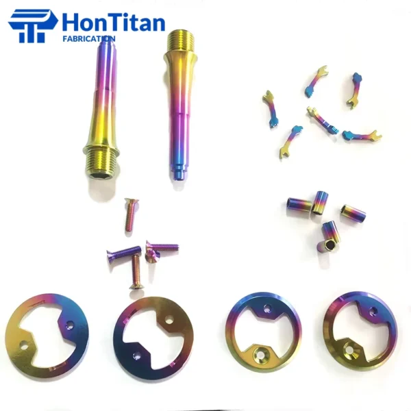 Gr5 Titanium Bicycle Pedal Axle Custom OEM Manufacturer - HonTitan